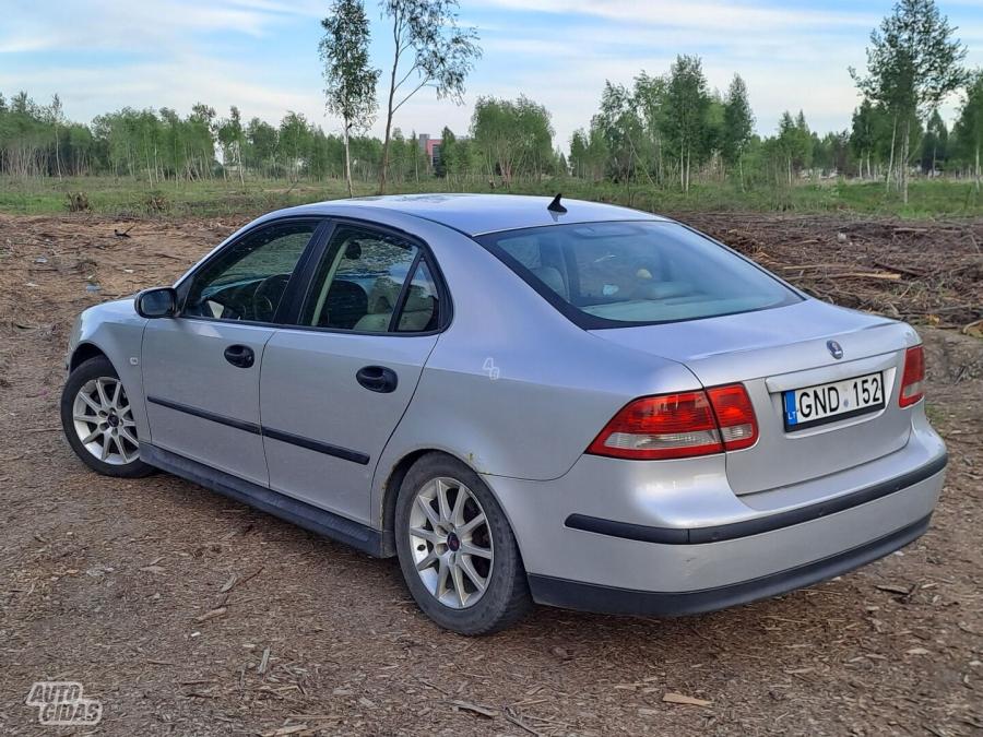 Grey Saab 9-3 2005 in Klaipeda, with an engine capacity of 1.90 L and mileage of 325 thousand km for 600 €, photo 4 on AUTOMOTO.COM.LV