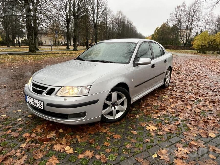 Серый Сааб 9-3 2005 в Вентспилс, объемом двигателя 1.90 л и пробегом 185 тыс. км за 750 €, фото 1 на AUTOMOTO.COM.LV