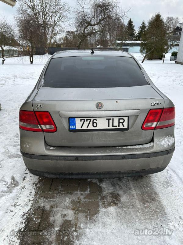 Grey Saab 9-3 2006 in Tallinn, with an engine capacity of 1.90 L and mileage of 263 thousand km for 1300 €, photo 3 on AUTOMOTO.COM.LV