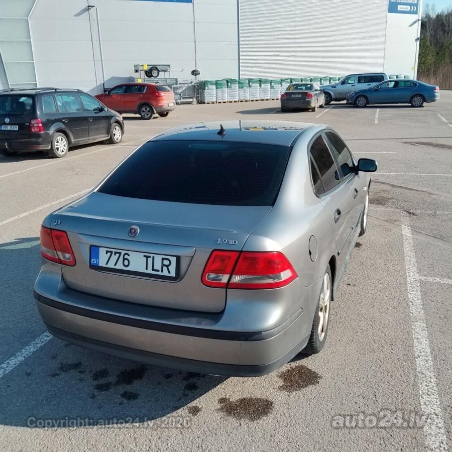 Grey Saab 9-3 2006 in Tallinn, with an engine capacity of 1.90 L and mileage of 264 thousand km for 1290 €, photo 1 on AUTOMOTO.COM.LV