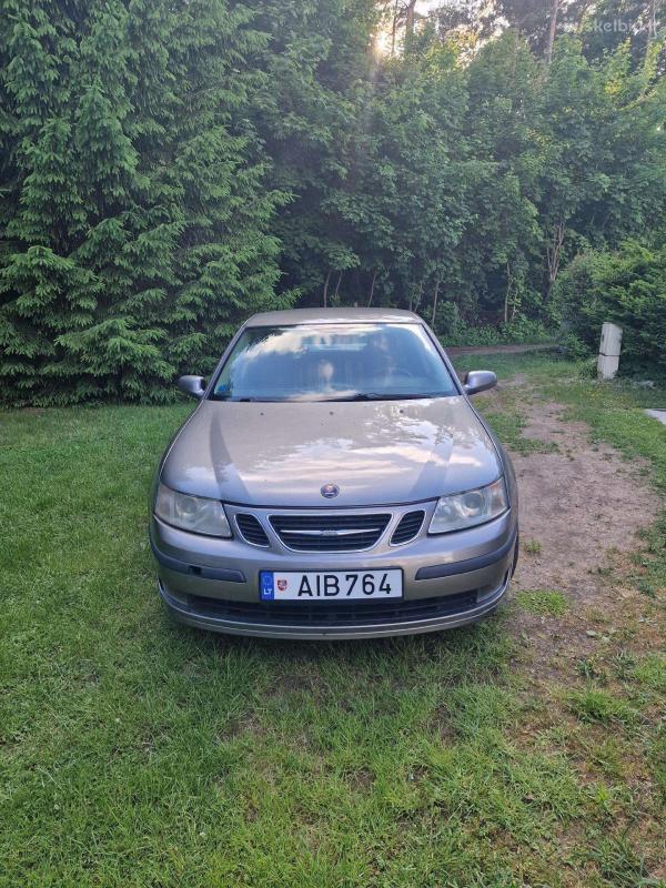 Серый Сааб 9-3 2006 в Клайпеда, объемом двигателя 1.90 л и пробегом 317 тыс. км за 950 €, фото 5 на AUTOMOTO.COM.LV