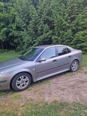 Grey Saab 9-3 2006 in Klaipeda, with an engine capacity of 1.90 L and mileage of 317 thousand km for 950 €, photo 8 on AUTOMOTO.COM.LV