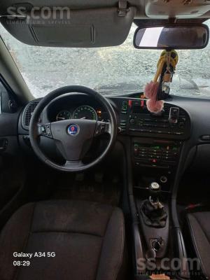 Grey Saab 9-3 2006 in Tukums, with an engine capacity of 1.90 L and mileage of 300 thousand km for 700 €, photo 5 on AUTOMOTO.COM.LV
