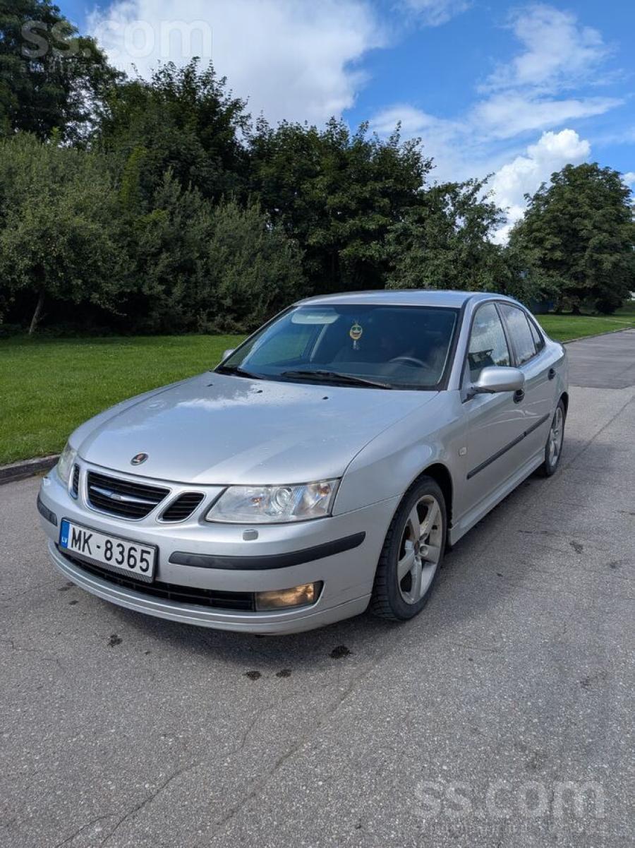 Grey Saab 9-3 2006 in Tukums, with an engine capacity of 1.90 L and mileage of 353 thousand km for 1350 €, photo 1 on AUTOMOTO.COM.LV