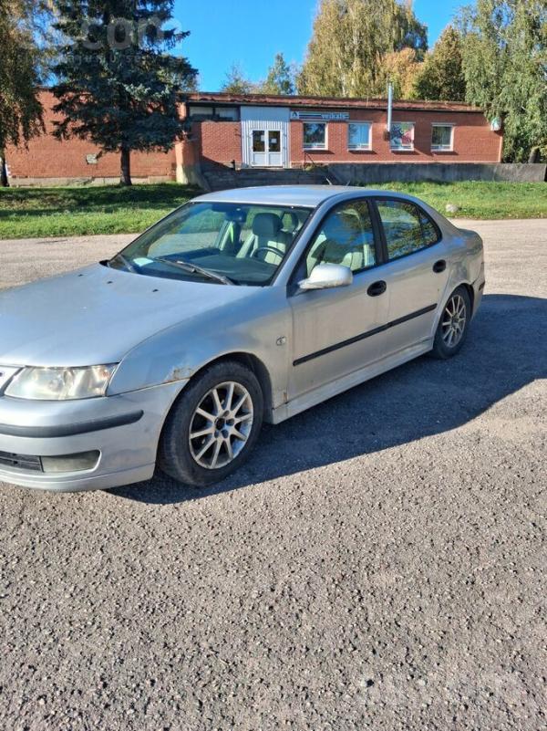 Grey Saab 9-3 2006 in Dobele, with an engine capacity of 1.90 L and mileage of 388 thousand km for 850 €, photo 3 on AUTOMOTO.COM.LV