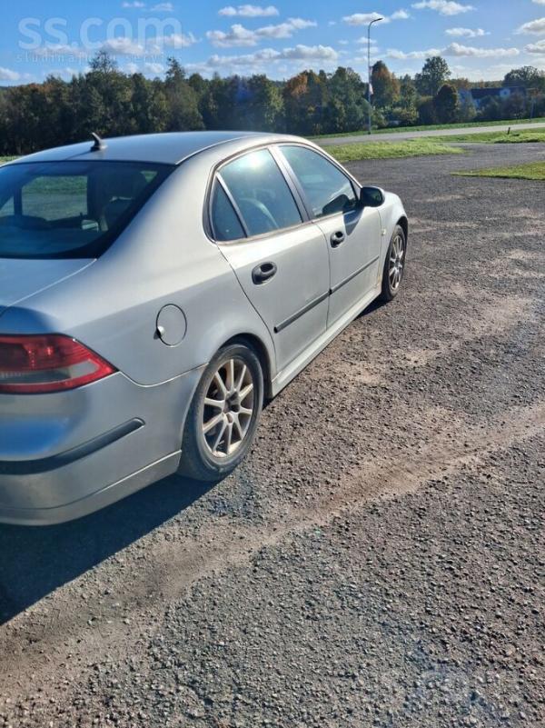 Grey Saab 9-3 2006 in Dobele, with an engine capacity of 1.90 L and mileage of 388 thousand km for 850 €, photo 7 on AUTOMOTO.COM.LV