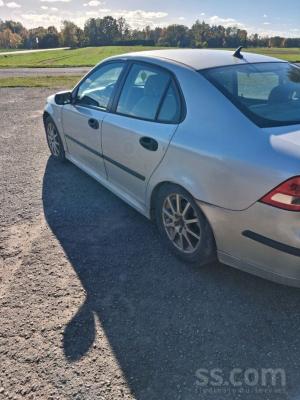 Grey Saab 9-3 2006 in Dobele, with an engine capacity of 1.90 L and mileage of 388 thousand km for 850 €, photo 8 on AUTOMOTO.COM.LV