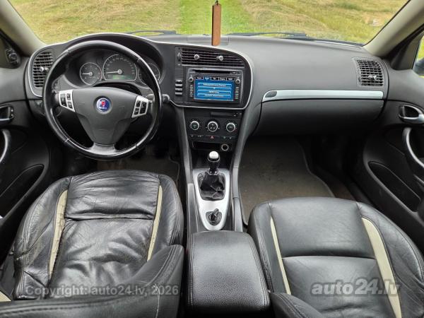 Grey Saab 9-3 2007 in Tallinn, with an engine capacity of 1.90 L and mileage of 381 thousand km for 1999 €, photo 6 on AUTOMOTO.COM.LV