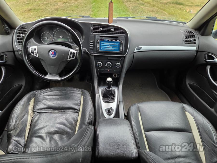Grey Saab 9-3 2007 in Tallinn, with an engine capacity of 1.90 L and mileage of 381 thousand km for 1999 €, photo 7 on AUTOMOTO.COM.LV