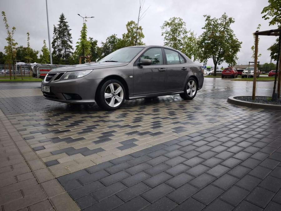 Pelēks Saab 9-3 2007 Kauņa, ar dzinēja tilpumu 2.00 L un nobraukumu 304 tūkst. km par 2900 €, foto 1 vietnē AUTOMOTO.COM.LV
