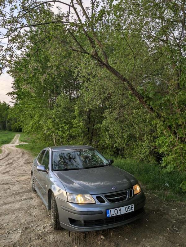 Grey Saab 9-3 2007 in Vilnius, with an engine capacity of 2.00 L and mileage of 350 thousand km for 600 €, photo 1 on AUTOMOTO.COM.LV