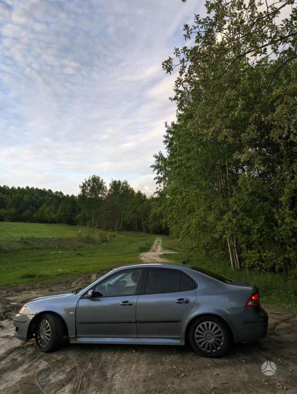 Grey Saab 9-3 2007 in Vilnius, with an engine capacity of 2.00 L and mileage of 350 thousand km for 600 €, photo 4 on AUTOMOTO.COM.LV
