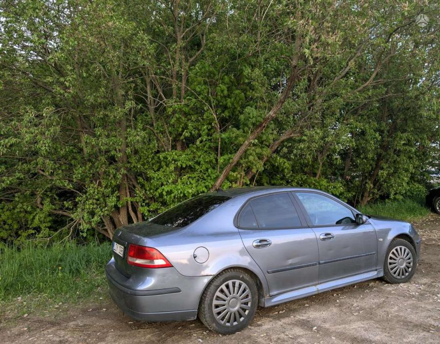Grey Saab 9-3 2007 in Vilnius, with an engine capacity of 2.00 L and mileage of 350 thousand km for 600 €, photo 5 on AUTOMOTO.COM.LV