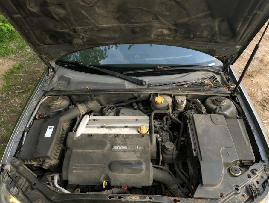 Grey Saab 9-3 2007 in Vilnius, with an engine capacity of 2.00 L and mileage of 350 thousand km for 600 €, photo 11 on AUTOMOTO.COM.LV