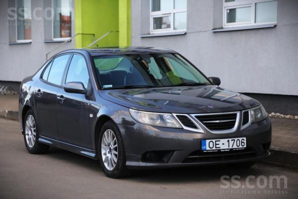 Серый Сааб 9-3 2008 в Рига, объемом двигателя 1.90 л и пробегом 370 тыс. км за 1995 €, фото 4 на AUTOMOTO.COM.LV