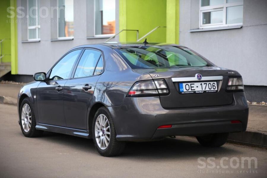 Серый Сааб 9-3 2008 в Рига, объемом двигателя 1.90 л и пробегом 370 тыс. км за 1995 €, фото 7 на AUTOMOTO.COM.LV