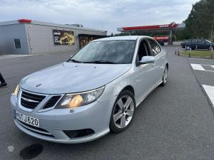 Pelēks Saab 9-3 2008 Vievis, ar dzinēja tilpumu 1.91 L un nobraukumu 300 tūkst. km par 1350 €, foto  vietnē AUTOMOTO.COM.LV