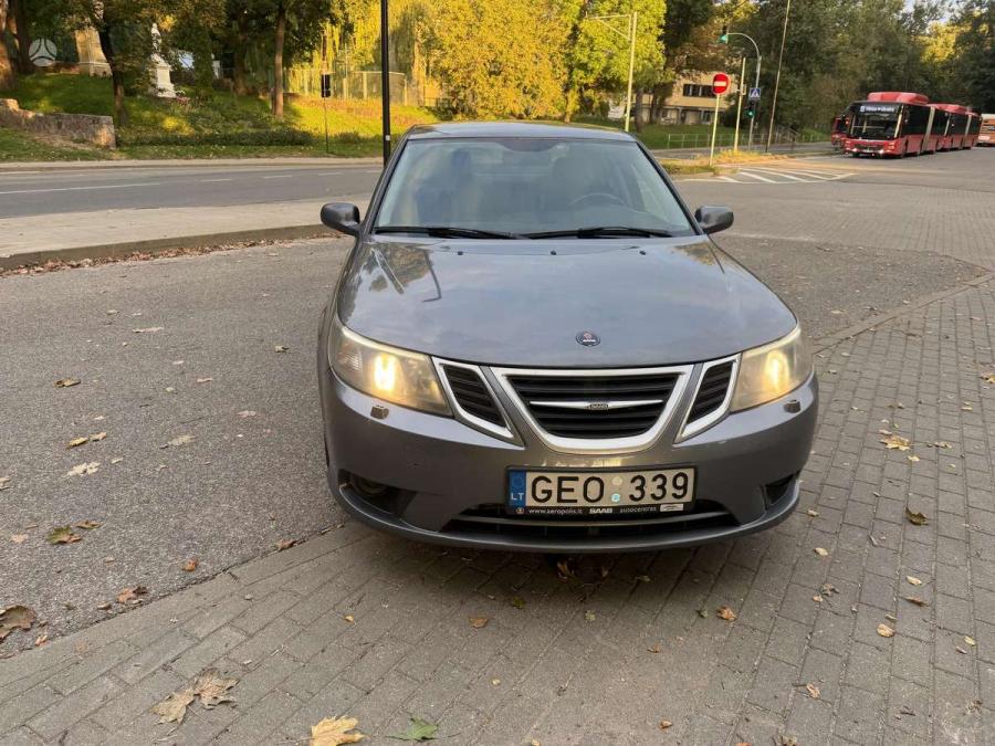 Серый Сааб 9-3 2008 в Вильнюс, объемом двигателя 2.00 л и пробегом 170 тыс. км за 750 €, фото 4 на AUTOMOTO.COM.LV