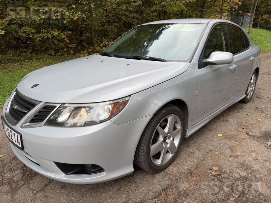 Grey Saab 9-3 2008 in Riga, with an engine capacity of 2.00 L and mileage of 167 thousand km for 3500 €, photo 1 on AUTOMOTO.COM.LV