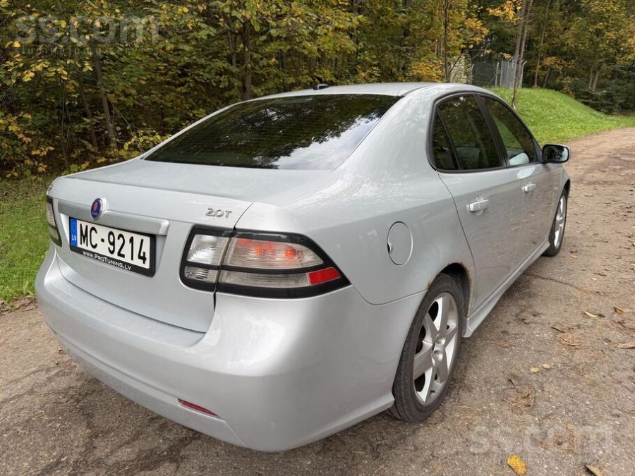 Grey Saab 9-3 2008 in Riga, with an engine capacity of 2.00 L and mileage of 167 thousand km for 3500 €, photo 3 on AUTOMOTO.COM.LV