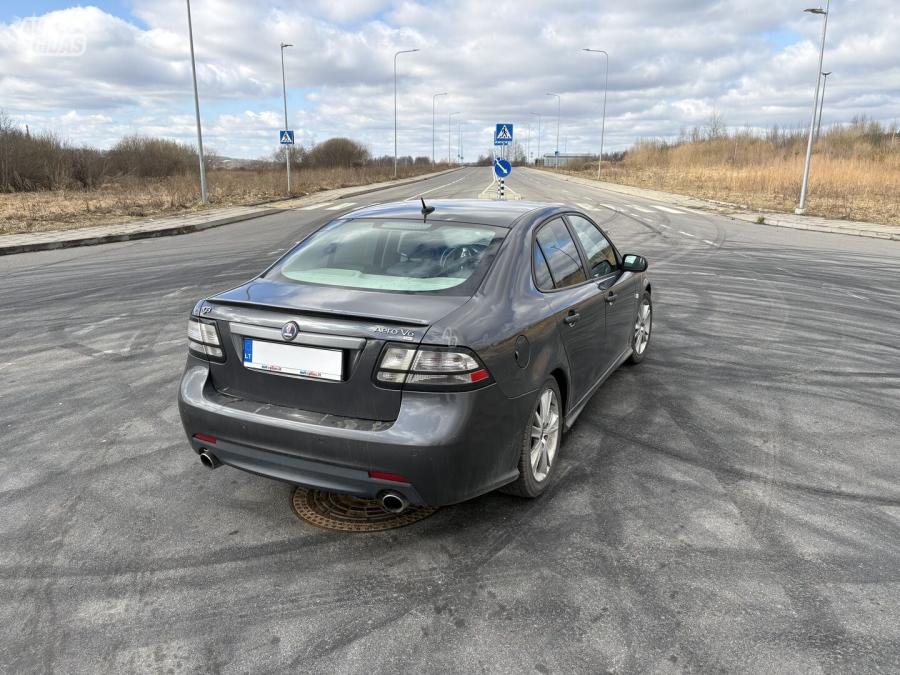 Grey Saab 9-3 2009 in Vilnius, with an engine capacity of 2.80 L and mileage of 178 thousand km for 6500 €, photo 5 on AUTOMOTO.COM.LV