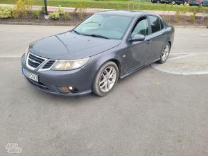 Grey Saab 9-3 2009 in Vilnius, with an engine capacity of 1.90 L and mileage of 283 thousand km for 1550 €, photo  on AUTOMOTO.COM.LV