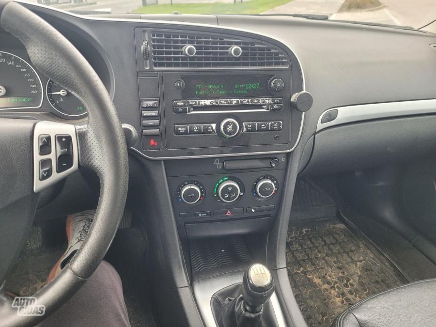Pelēks Saab 9-3 2009 Viļņa, ar dzinēja tilpumu 1.90 L un nobraukumu 283 tūkst. km par 1550 €, foto 11 vietnē AUTOMOTO.COM.LV