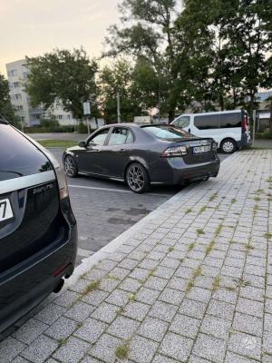 Pelēks Saab 9-3 2010 Panevēža, ar dzinēja tilpumu 1.91 L un nobraukumu 305 tūkst. km par 4500 €, foto 13 vietnē AUTOMOTO.COM.LV