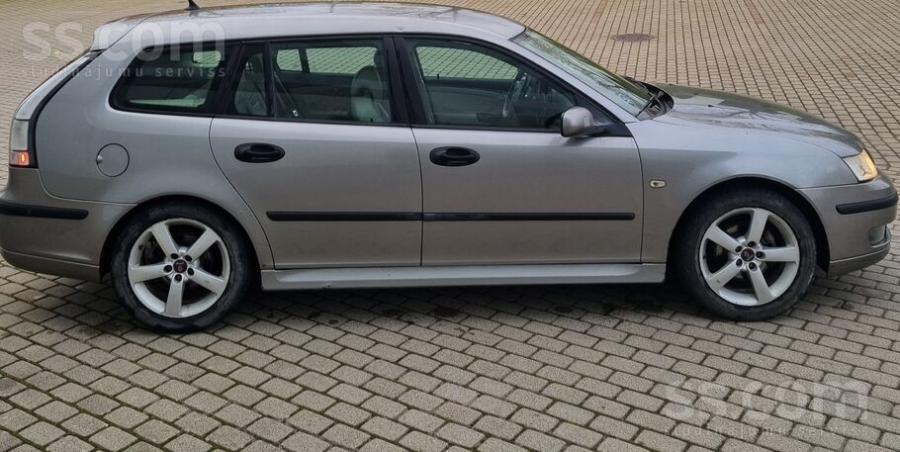 Pelēks Saab 9-3 2006 Rīga, ar dzinēja tilpumu 1.90 L un nobraukumu 349 tūkst. km par 1000 €, foto 3 vietnē AUTOMOTO.COM.LV
