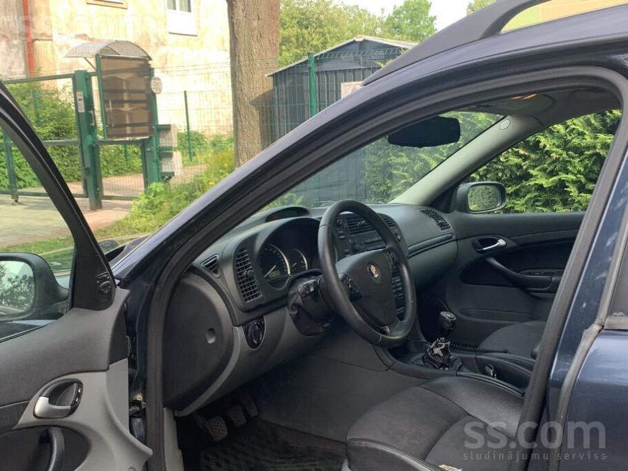 Grey Saab 9-3 2006 in Riga, with an engine capacity of 1.90 L and mileage of 377 thousand km for 500 €, photo 12 on AUTOMOTO.COM.LV