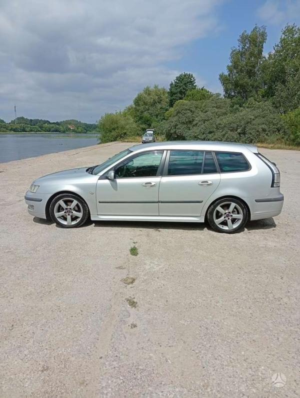 Grey Saab 9-3 2006 in Kaunas, with an engine capacity of 1.91 L and mileage of 448 thousand km for 750 €, photo 1 on AUTOMOTO.COM.LV