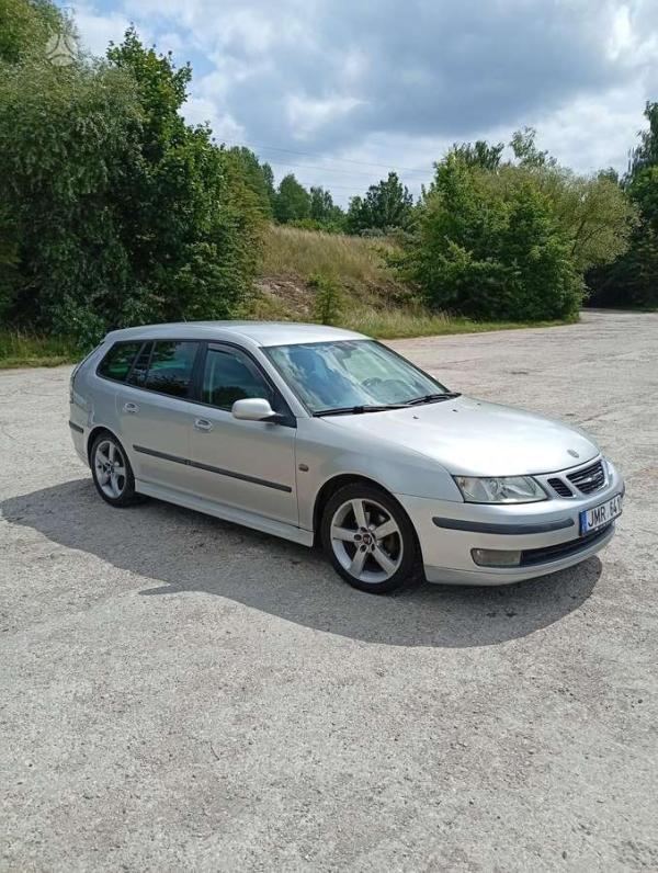 Grey Saab 9-3 2006 in Kaunas, with an engine capacity of 1.91 L and mileage of 448 thousand km for 750 €, photo 2 on AUTOMOTO.COM.LV