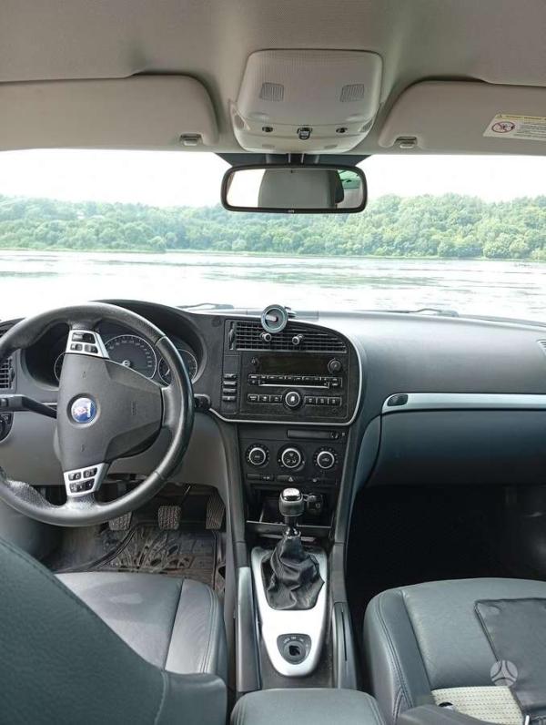 Grey Saab 9-3 2006 in Kaunas, with an engine capacity of 1.91 L and mileage of 448 thousand km for 750 €, photo 3 on AUTOMOTO.COM.LV