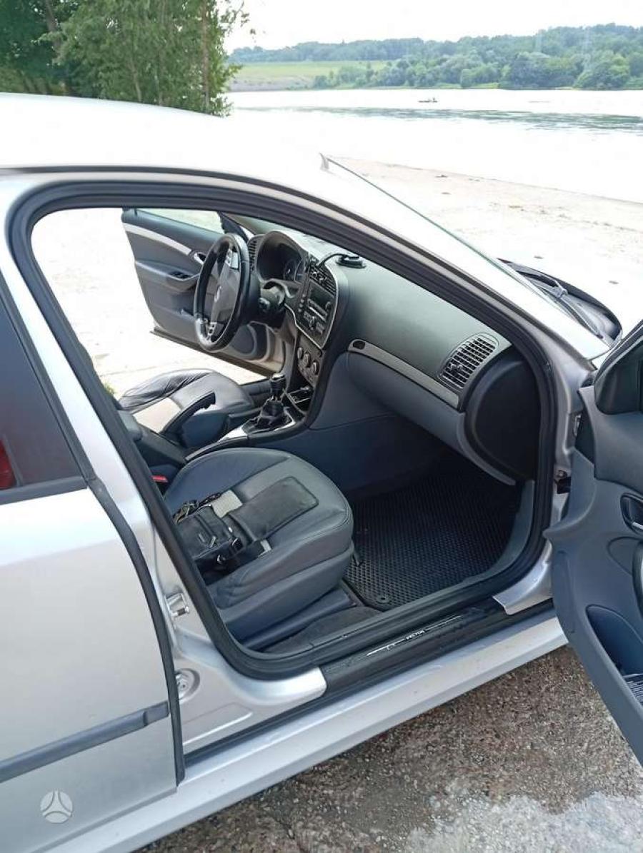 Pelēks Saab 9-3 2006 Kauņa, ar dzinēja tilpumu 1.91 L un nobraukumu 448 tūkst. km par 750 €, foto 6 vietnē AUTOMOTO.COM.LV