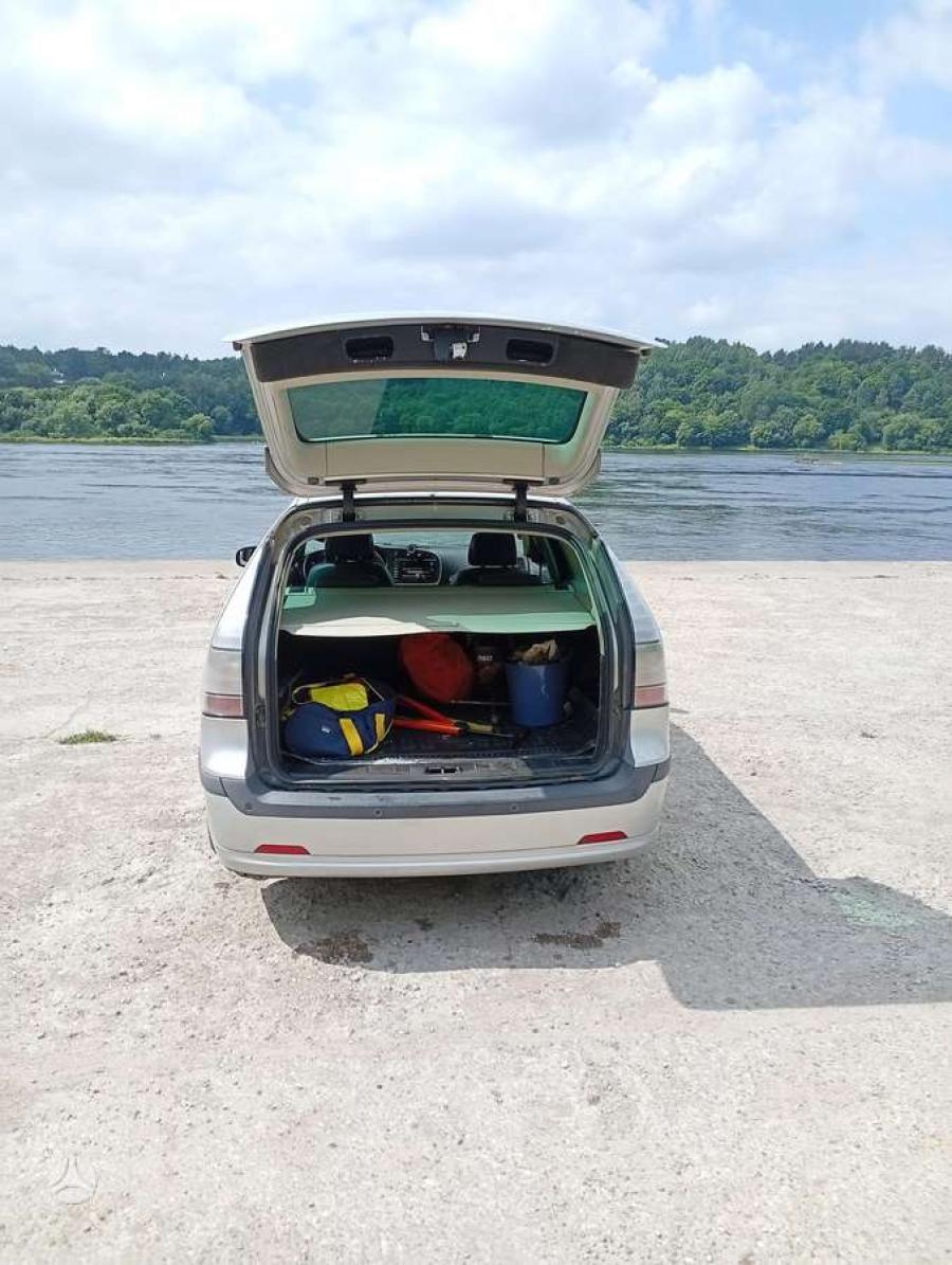 Pelēks Saab 9-3 2006 Kauņa, ar dzinēja tilpumu 1.91 L un nobraukumu 448 tūkst. km par 750 €, foto 15 vietnē AUTOMOTO.COM.LV