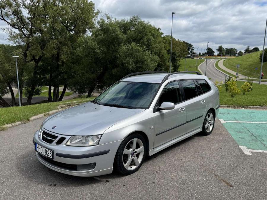 Pelēks Saab 9-3 2006 Viļņa, ar dzinēja tilpumu 1.90 L un nobraukumu 276 tūkst. km par 1700 €, foto 3 vietnē AUTOMOTO.COM.LV