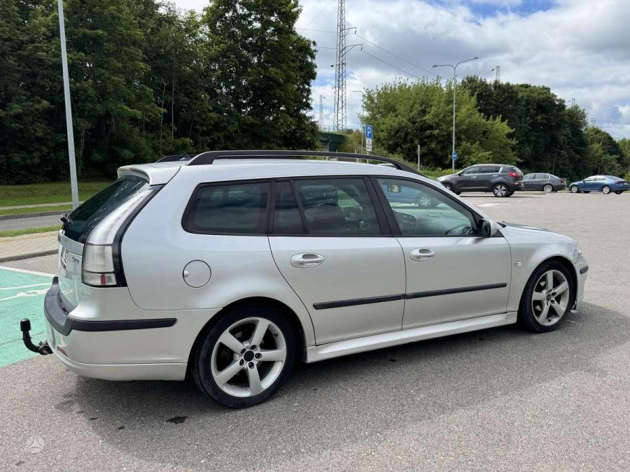 Pelēks Saab 9-3 2006 Viļņa, ar dzinēja tilpumu 1.90 L un nobraukumu 276 tūkst. km par 1700 €, foto 5 vietnē AUTOMOTO.COM.LV