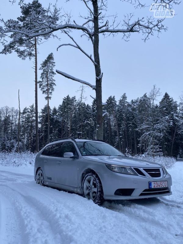 Grey Saab 9-3 2007 in Ukmerge, with an engine capacity of 1.90 L and mileage of 345 thousand km for 1350 €, photo 1 on AUTOMOTO.COM.LV