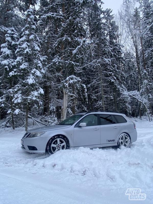 Grey Saab 9-3 2007 in Ukmerge, with an engine capacity of 1.90 L and mileage of 345 thousand km for 1350 €, photo 3 on AUTOMOTO.COM.LV