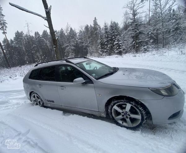 Grey Saab 9-3 2007 in Ukmerge, with an engine capacity of 1.90 L and mileage of 345 thousand km for 1350 €, photo 4 on AUTOMOTO.COM.LV