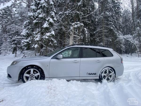 Grey Saab 9-3 2007 in Ukmerge, with an engine capacity of 1.90 L and mileage of 345 thousand km for 1350 €, photo 5 on AUTOMOTO.COM.LV
