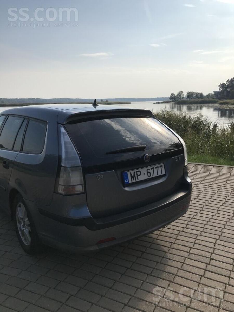 Grey Saab 9-3 2007 in Riga, with an engine capacity of 1.90 L and mileage of 257 thousand km for 2000 €, photo 11 on AUTOMOTO.COM.LV