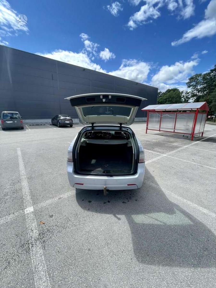 Grey Saab 9-3 2007 in Kaunas, with an engine capacity of 1.91 L and mileage of 300 thousand km for 520 €, photo 17 on AUTOMOTO.COM.LV