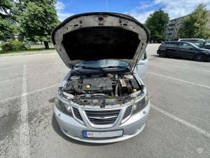 Grey Saab 9-3 2007 in Kaunas, with an engine capacity of 1.91 L and mileage of 300 thousand km for 520 €, photo 19 on AUTOMOTO.COM.LV