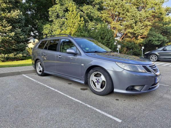 Grey Saab 9-3 2007 in Kaunas, with an engine capacity of 2.00 L and mileage of 263 thousand km for 2000 €, photo 1 on AUTOMOTO.COM.LV
