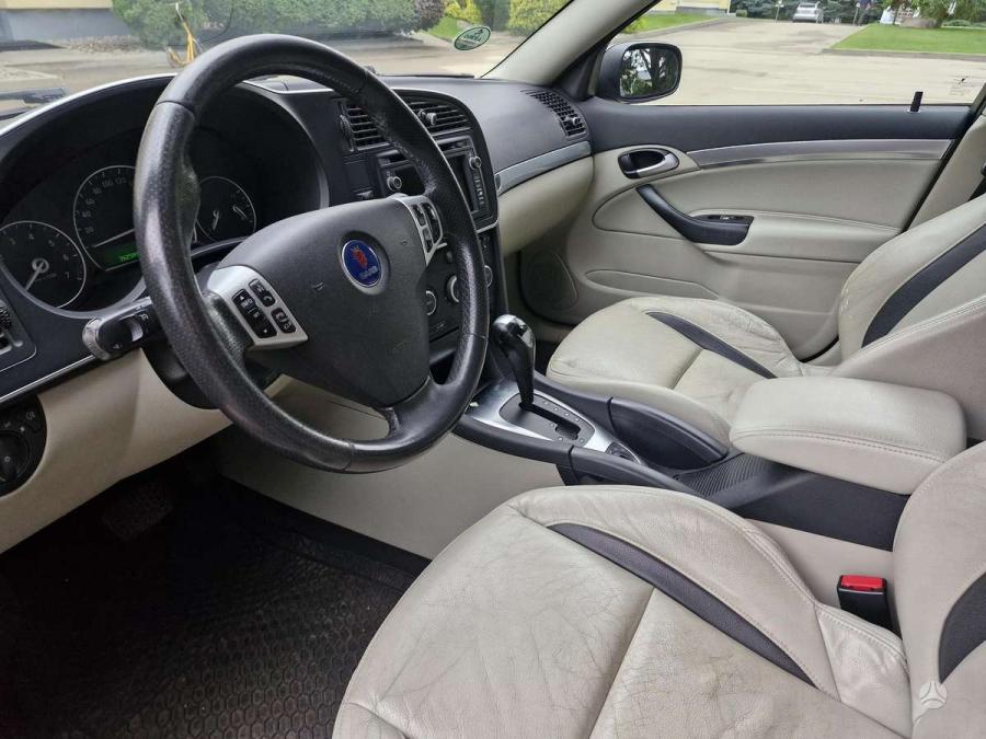 Grey Saab 9-3 2007 in Kaunas, with an engine capacity of 2.00 L and mileage of 263 thousand km for 2000 €, photo 3 on AUTOMOTO.COM.LV