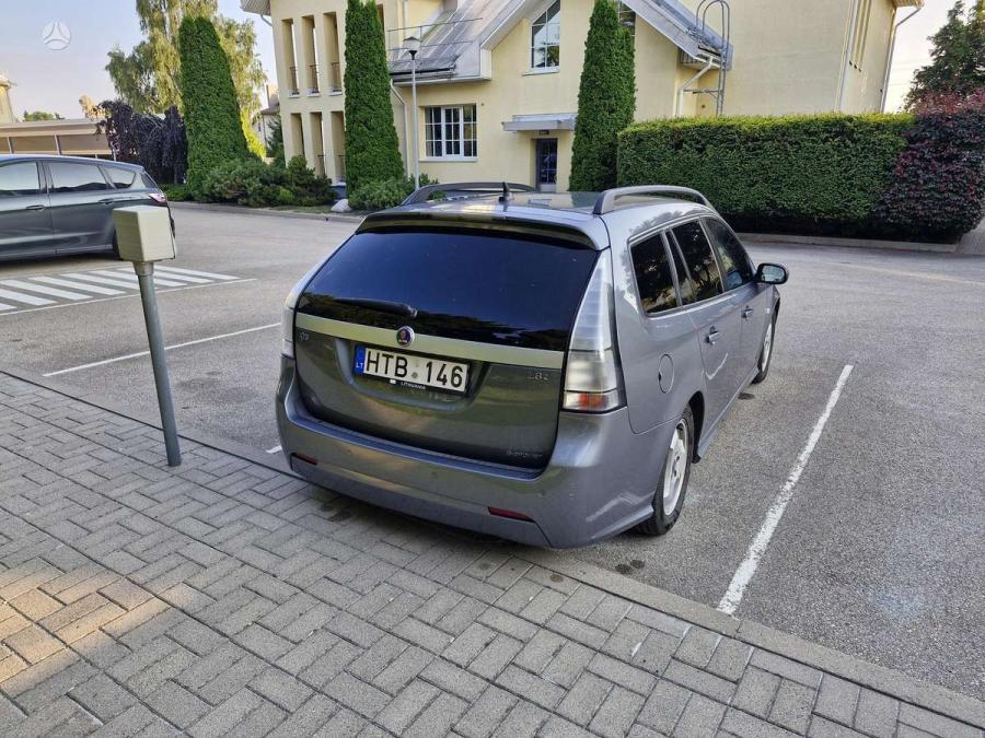 Grey Saab 9-3 2007 in Kaunas, with an engine capacity of 2.00 L and mileage of 263 thousand km for 2000 €, photo 7 on AUTOMOTO.COM.LV