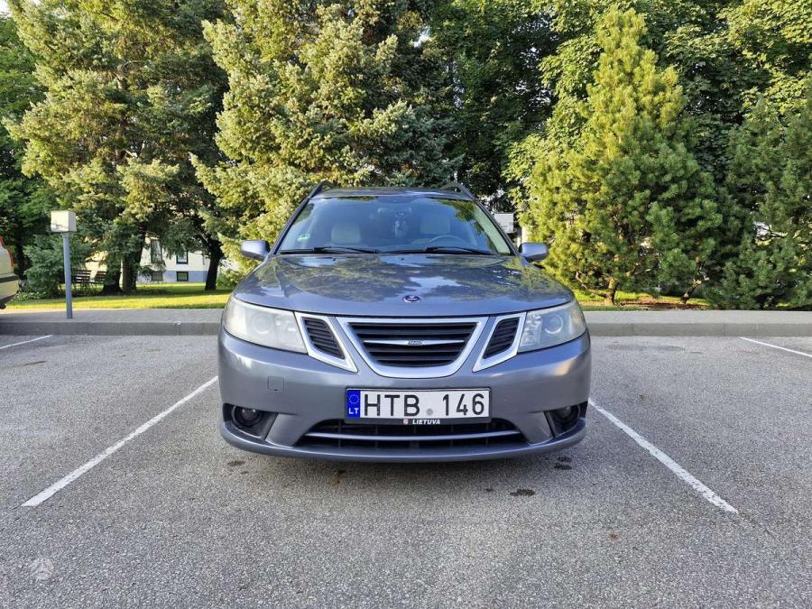 Grey Saab 9-3 2007 in Kaunas, with an engine capacity of 2.00 L and mileage of 263 thousand km for 2000 €, photo 8 on AUTOMOTO.COM.LV