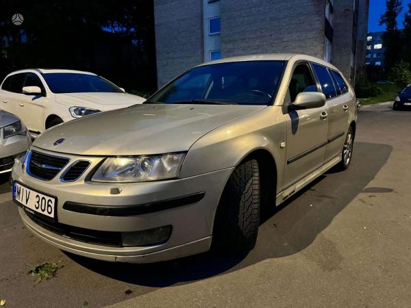 Pelēks Saab 9-3 2007 Viļņa, ar dzinēja tilpumu 1.91 L un nobraukumu 400 tūkst. km par 950 €, foto 2 vietnē AUTOMOTO.COM.LV