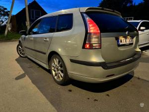 Grey Saab 9-3 2007 in Vilnius, with an engine capacity of 1.91 L and mileage of 400 thousand km for 950 €, photo 4 on AUTOMOTO.COM.LV